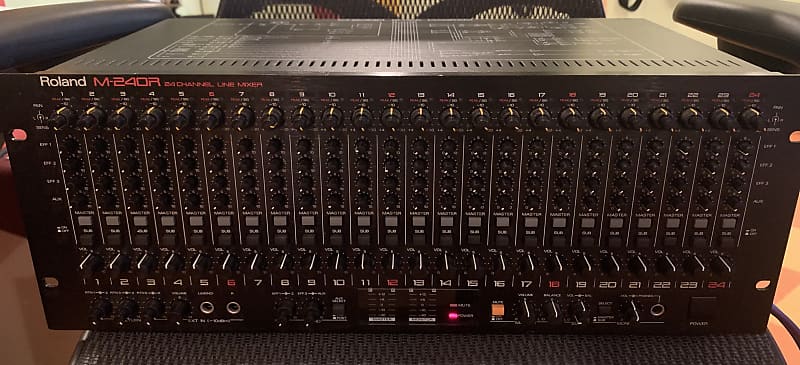Roland M-240R Line Mixer 2000s Black | Reverb