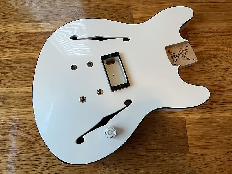 Warmoth Mooncaster Body Tom DeLonge Starcaster White Pearl | Reverb