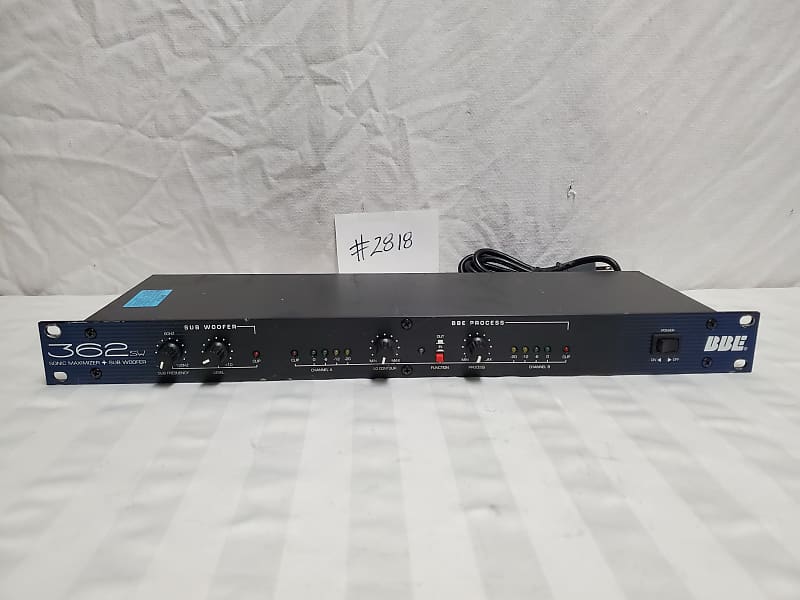 BBE 362 SW SONIC MAXIMIZER + SUBWOOFER #2818 GOOD USED | Reverb