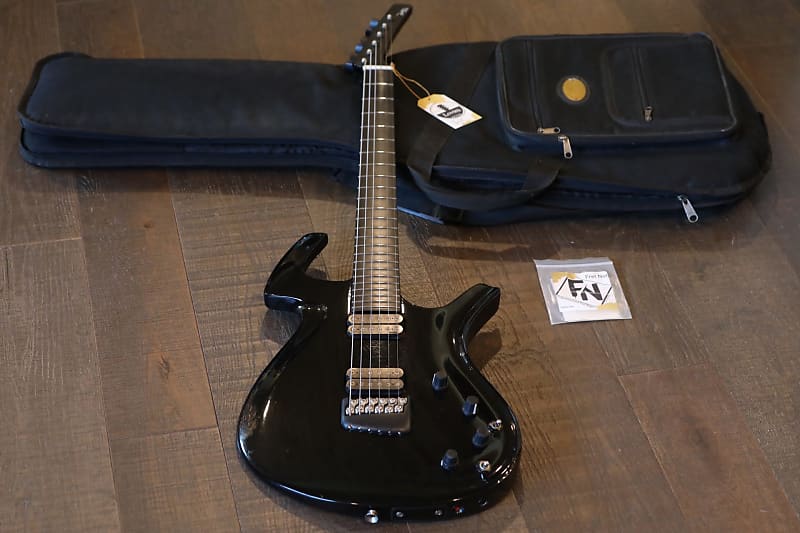 Parker Fly Deluxe Hard Tail Electric Guitar Black + Gig Bag | Reverb