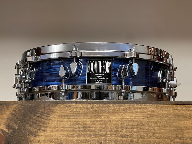 Boom Theory 4x14 Blue Onyx All-Maple Snare Drum | Reverb