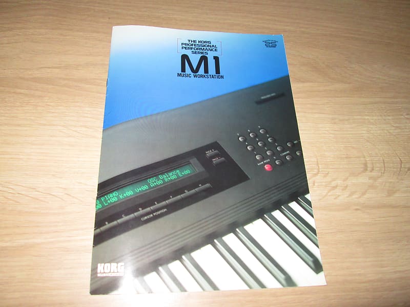 Korg M1 Synthesizer Brochure – 1988 - Original Vintage | Reverb Canada