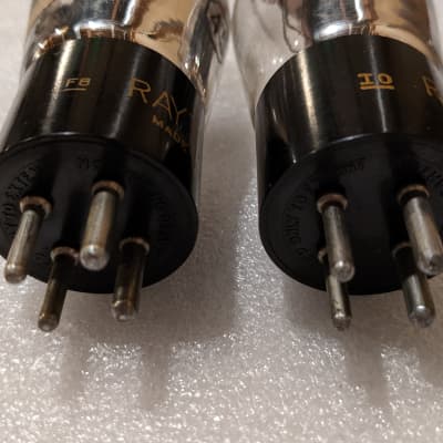 Type 45 Matched Pair Raytheon Tubes Strong Testing #45 TV7 | Reverb