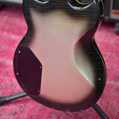 Yamaha SG510 1980's Custom Relic Silver Burst SG Nitro | Reverb