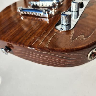Warmoth Fender Telecaster tele body roasted swamp ash | Reverb