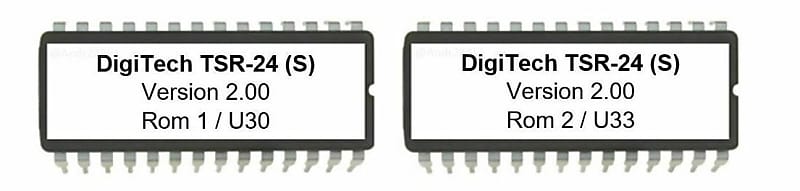 Digitech TSR-24 TSR-24S firmware upgrade chip OS version 2.00 | Reverb