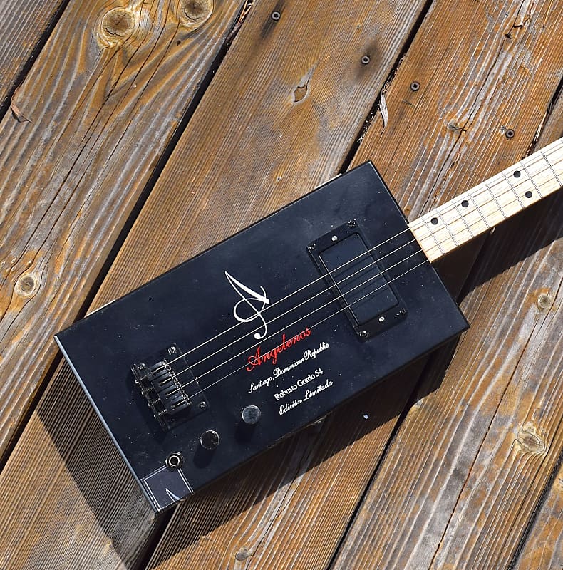 Cigar box guitar, 4-string electric guitar, handmade cbg | Reverb
