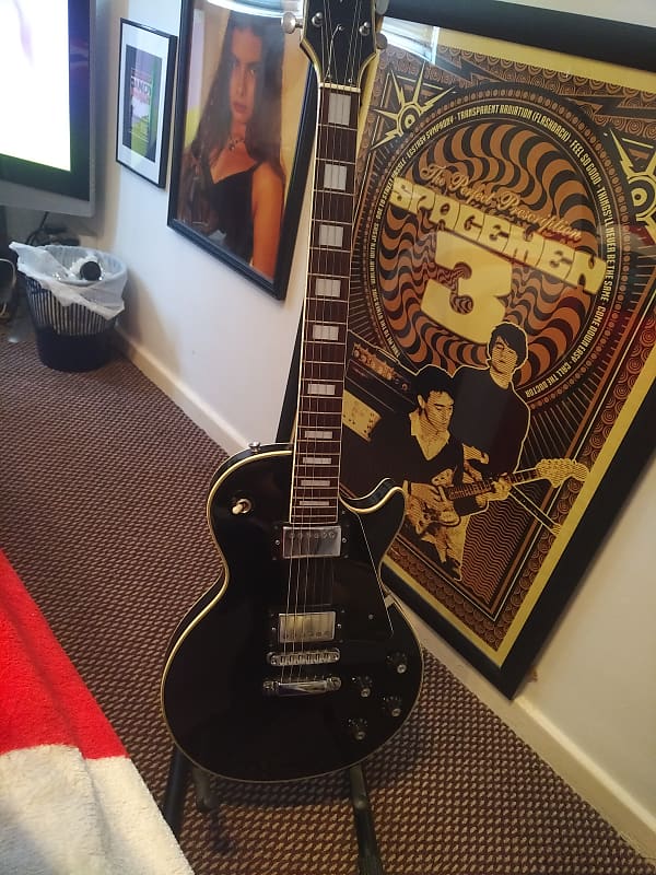 AVON ROSE MORRIS Les Paul Copy 1970 Black | Reverb