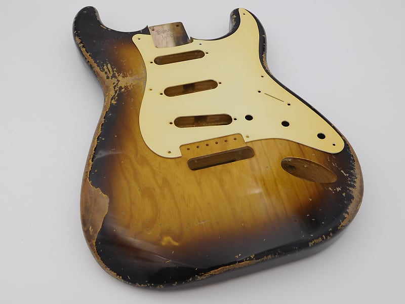 3lbs 12oz BloomDoom Nitro Lacquer Aged Relic 2 Tone Sunburst | Reverb