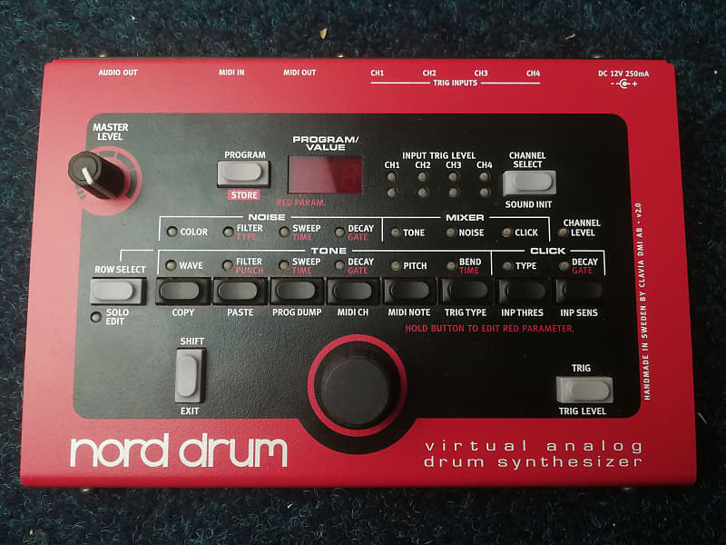 Nord Drum 1 virtual analog drum synthesizer , clavia | Reverb