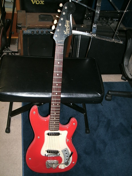 60's Hagstrom II 2 red no case | Reverb