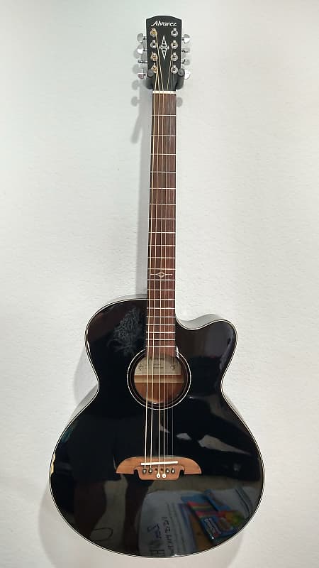 8 String Baritone Acoustic Electric Guitar (Alvarez | Reverb