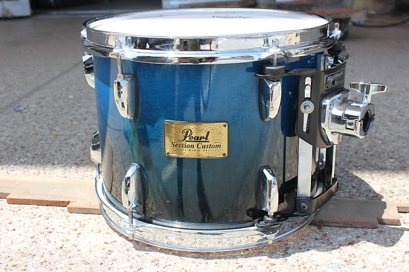Pearl Session Custom Maple 12x9 Tom/Aqua Marine Translucent | Reverb