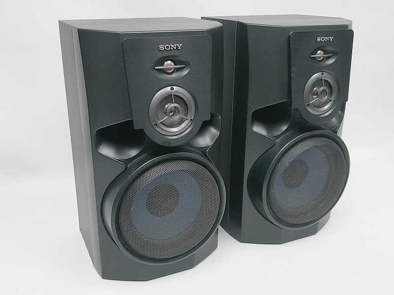 Pair of Sony SS-MG110 Surround Sound Bookshelf Speakers - | Reverb