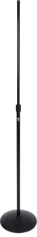 AtlasIED MS12CE Low Profile Round Base Mic Stand - Ebony | Reverb