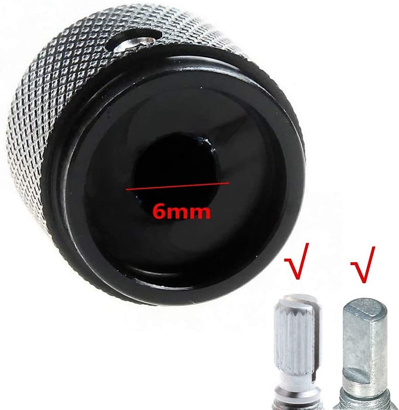 rotary encoder knob - 34x17mm Black | Reverb