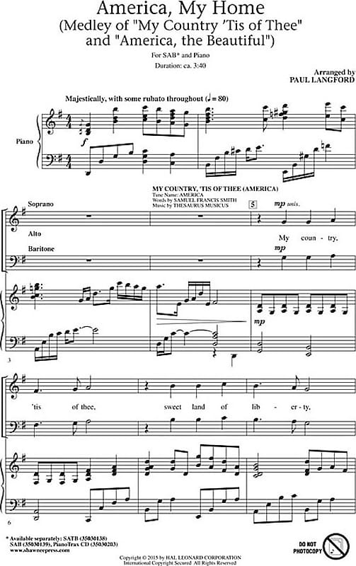 America, My Home - (Medley of "My Country 'Tis of Thee" and | Reverb