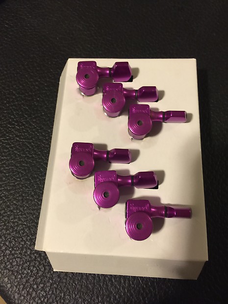Purple Sperzel guitar Tuner Machine Heads 6 inline Purple | Reverb