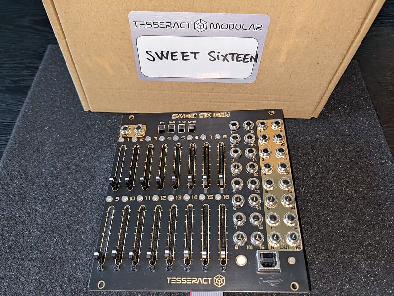 Tesseract Modular Sweet Sixteen Fader Bank (MkII) | Reverb