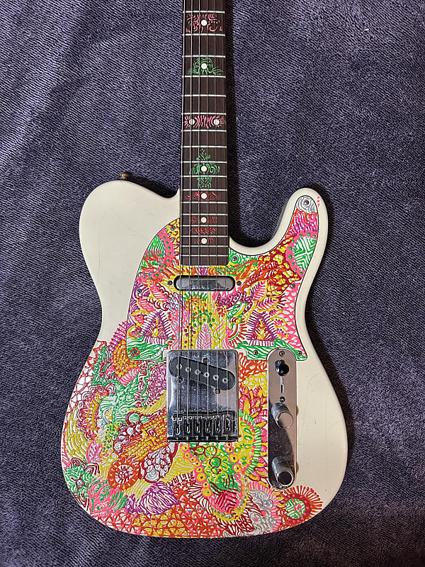 Partscaster Psychedelic Telecaster | Reverb