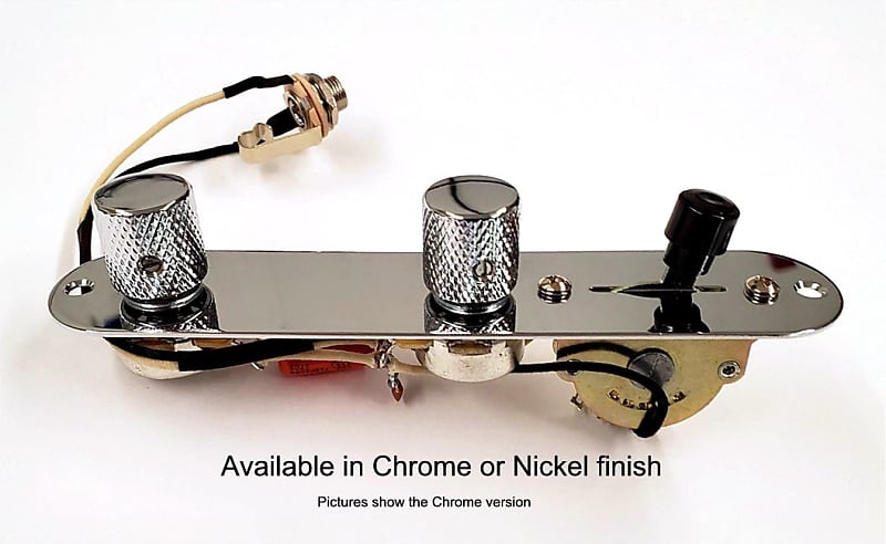 Tele Loaded Control Plate with Premium Tele 3-way or 4-way | Reverb