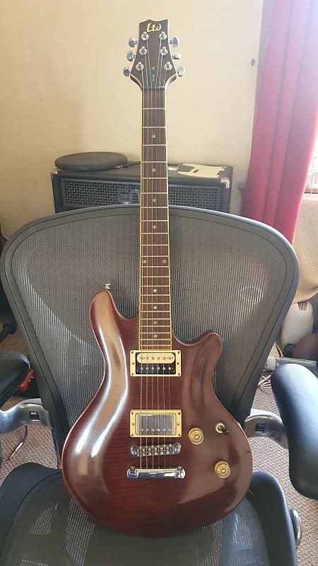 ESP LTD PB-500 2007 - Satin See Thru Brown | Reverb