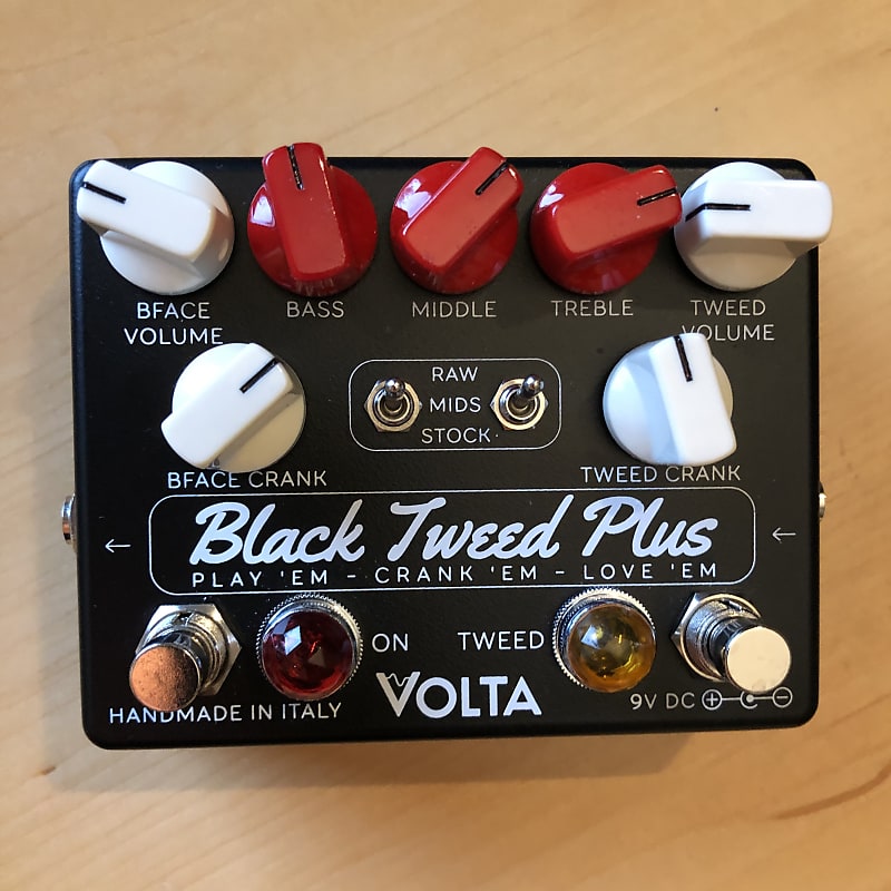 Volta Custom Electronics Black Tweed Plus 2023 - Black | Reverb