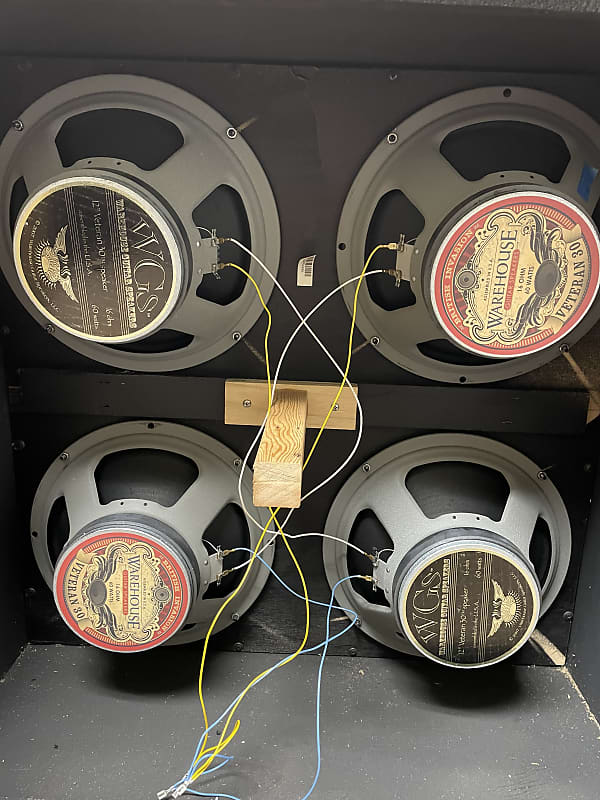 Warehouse Guitar Speakers Veteran 30 16ohm Quad | Reverb