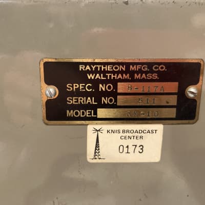 Raytheon RM-10 1950s Tube Preamp Monitor Amp UTC CVP-1 | Reverb