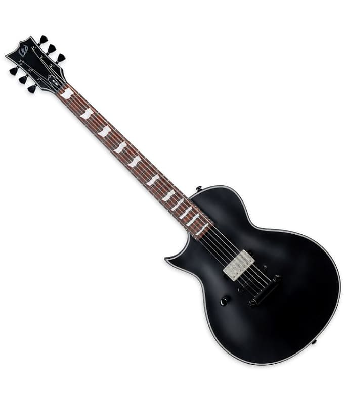 ESP LTD EC-201 Lefty Electric Guitar Black Satin | Reverb