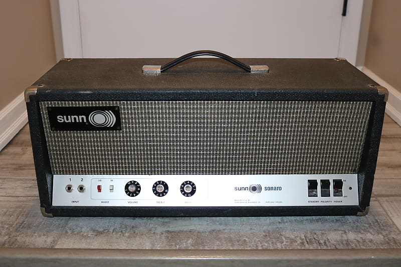 Vintage 1969 Sunn Sonaro Tube Amp Head | Reverb