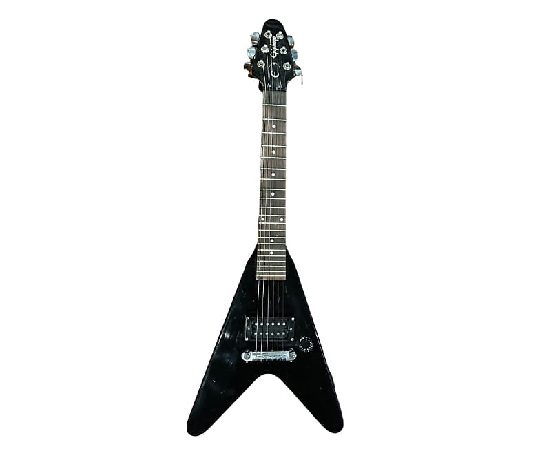 Epiphone Pee-Wee Flying Vee 2000s - black satin | Reverb
