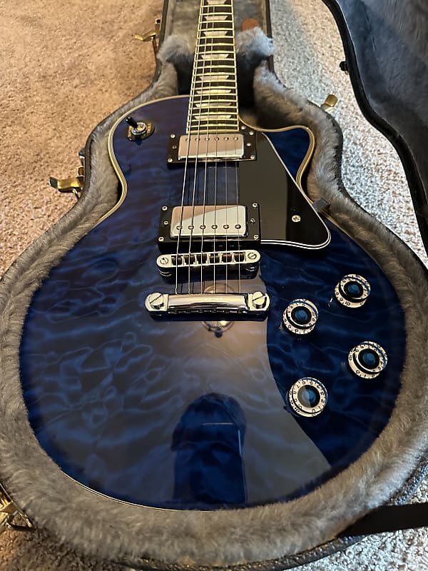 Agile 3100 - Tribal Blue Quilt Top W/ TKL Hardcase | Reverb