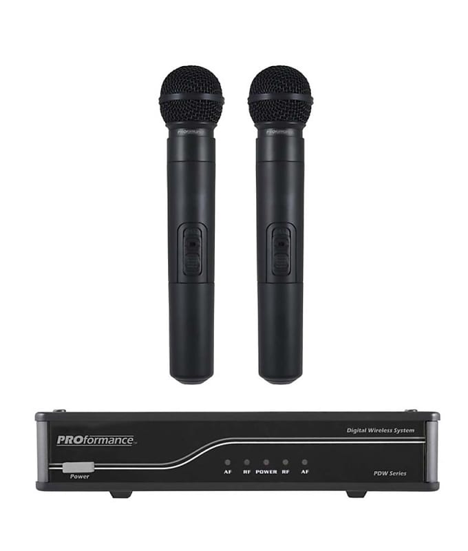 PROformance PDW-HH2 UHF Digital Wireless with 2 Handheld Mics | Reverb