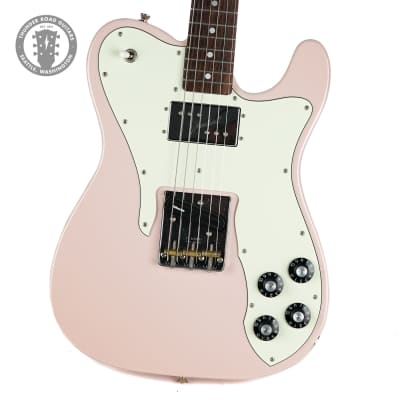 Warmoth Shell Pink Hybrid Tele 2021 with 3 Lollartron pickups | Reverb