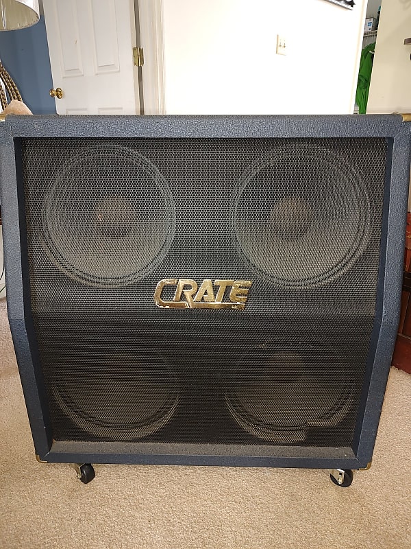 Crate G412SL 120W 8ohm 4x12" Cabinet on Wheels 1990s - Dark | Reverb
