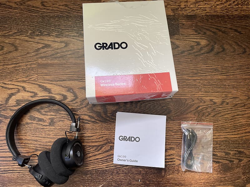 Grado Labs GW100 Bluetooth headphones 2020 - black | Reverb