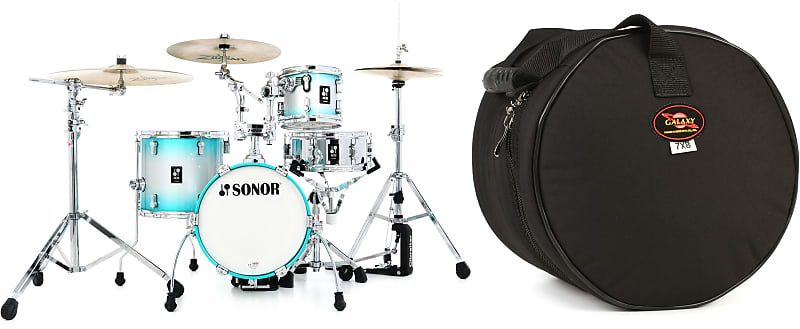 Sonor AQ2 Martini 4-piece Shell Pack with Snare - Aqua Silver | Reverb Sonor AQ2 Martini 4-piece Shell Pack with Snare - Aqua Silver | Reverb