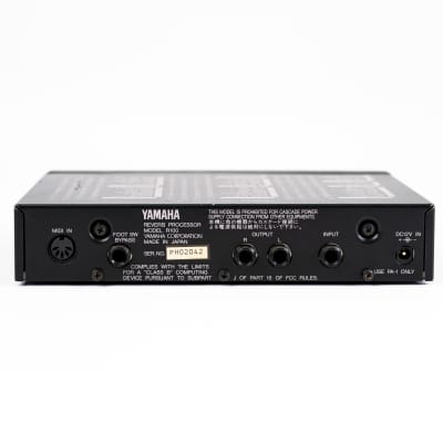 Yamaha R100 Reverb Processor Half Rack with Power Supply | Reverb