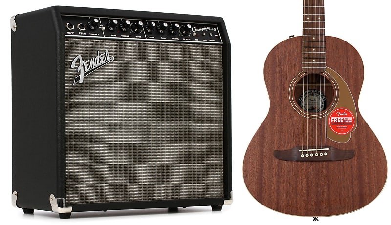 Fender Champion 40 1x12" 40-watt Combo Amp Bundle with Fender | Reverb