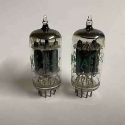 MATCHED PAIR OF OPEN BOX MULLARD(GE BRANDED) ECC82/12AU7A | Reverb