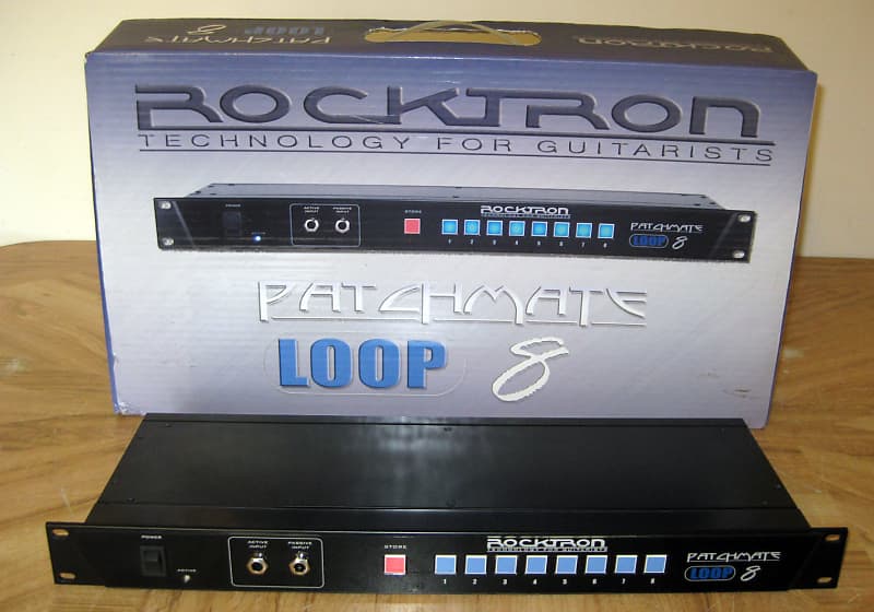 Rocktron Patchmate Loop 8 Rack 2000's - Black | Reverb