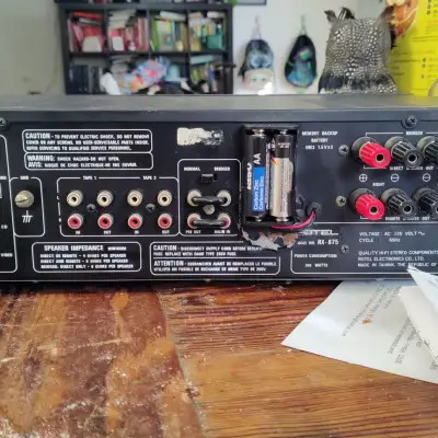 Rotel RX-875 1988 Black | Reverb