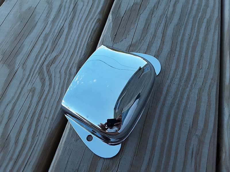 Vintage Fender Precision 1970s guitar bridge cover | Reverb