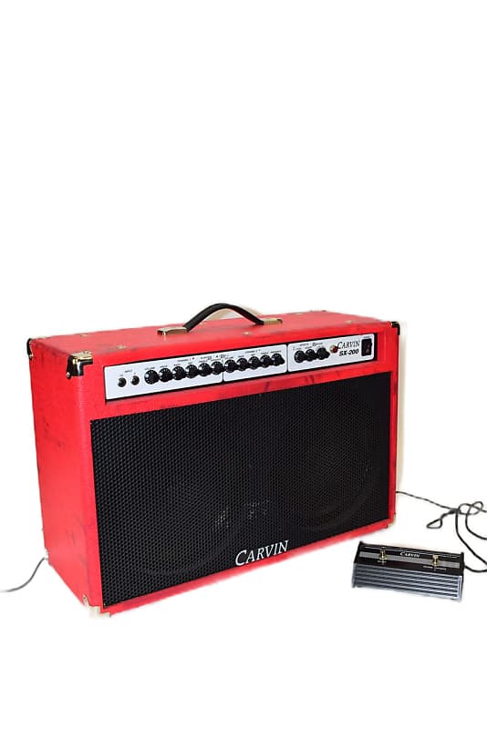 Carvin SX-200 100-watt 2x12 Guitar Combo Amp Red Tolex | Reverb