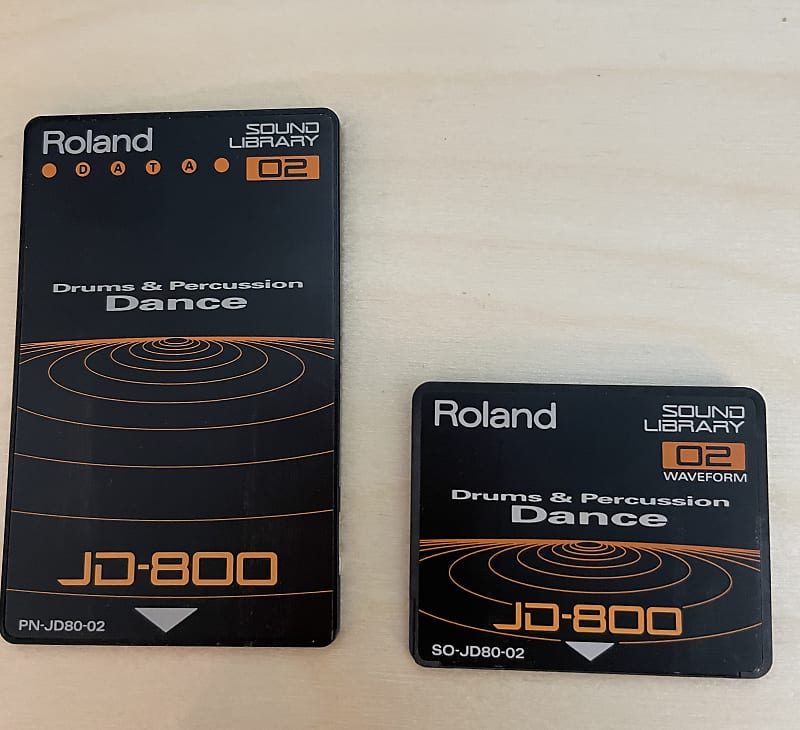 Roland Roland JD-800 Drum & Percussion Dance ROM Sound card | Reverb