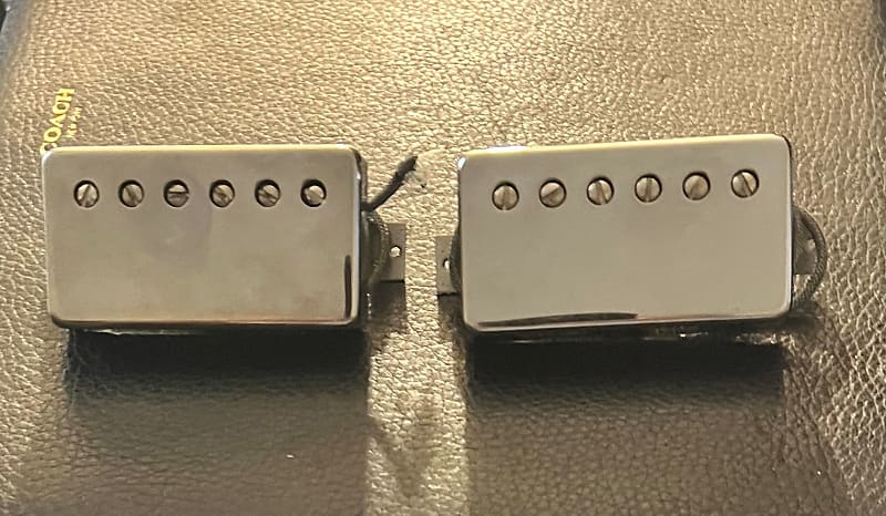 Gibson Patent Numbered Tim Shaw Early 1980's pickups. Matched | Reverb