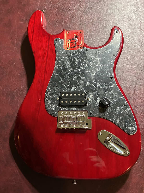 Partscaster Stratocaster Loaded Body Single Humbucker | Reverb
