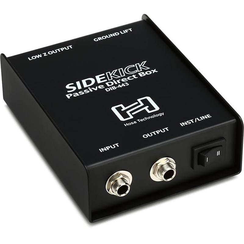 Brand New Hosa DIB-443 Sidekick Passive DI Box | Reverb