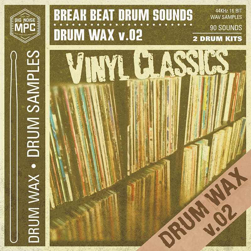 Vinyl Classics “Drum Wax v.02” Boom Bap Drum Samples | CD | Reverb
